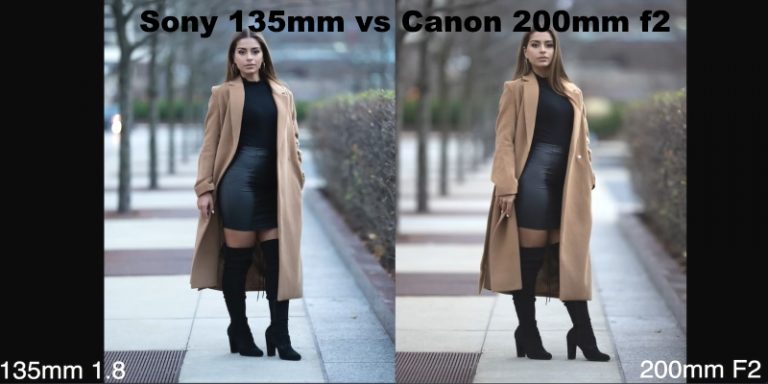 Canon 200mm F2 vs Sony 135mm f1.8 Camera Lens Bokeh Test - Camera Ray