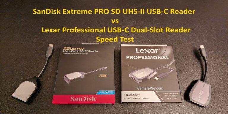 SanDisk Extreme PRO SD UHS-II USB-C Reader vs Lexar Professional USB-C ...
