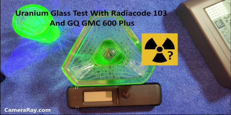 Uranium Glass Test With Radiacode 103 And GQ GMC 600 Plus Geiger ...