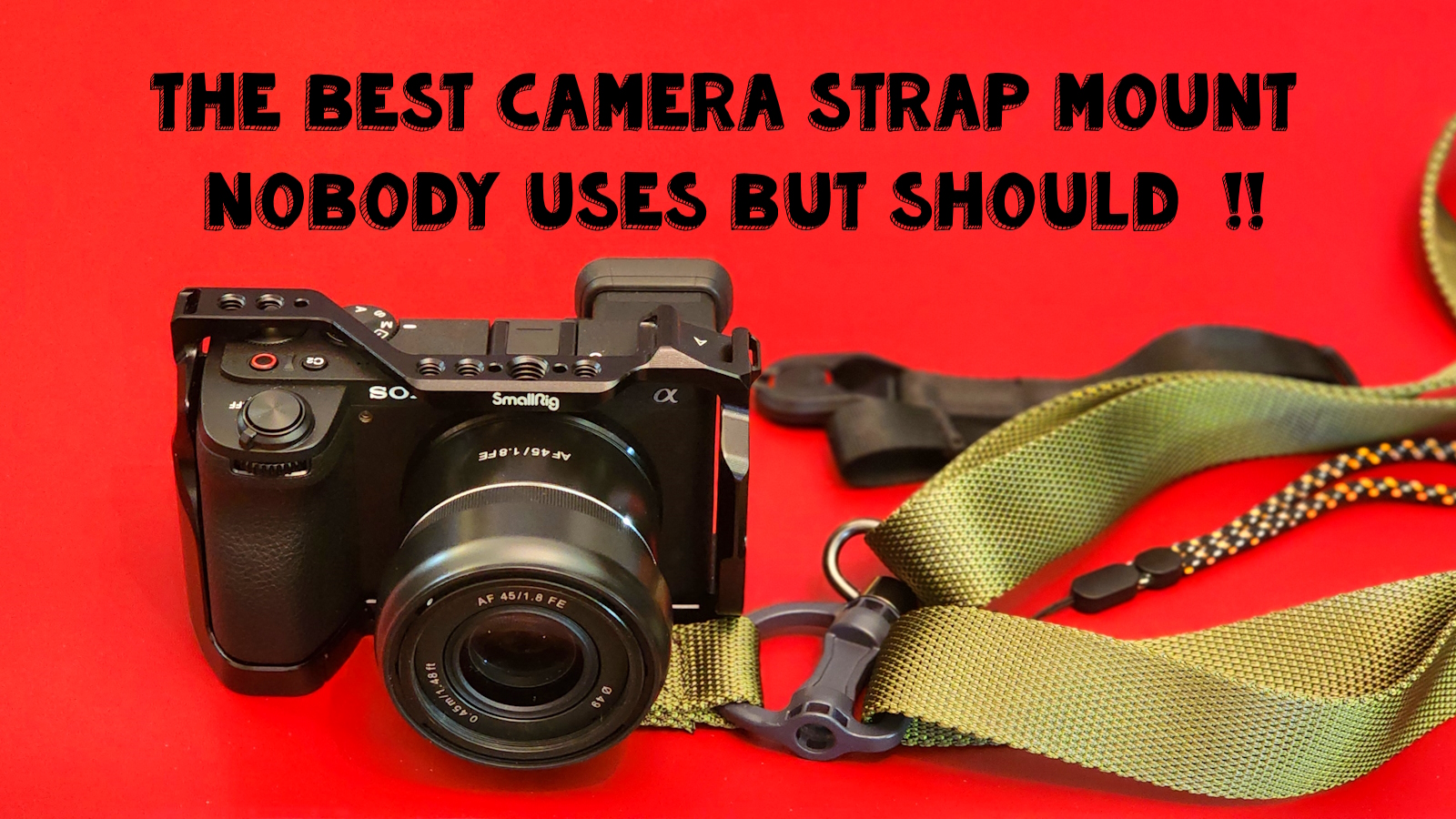 Sony a6700 Best Camera Strap Mount With SmallRig Cage - Camera Ray